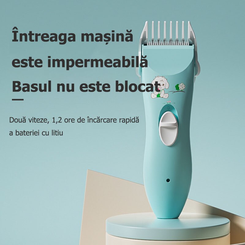 Masina de tuns pentru copii, USB, Verde - eMAG.ro