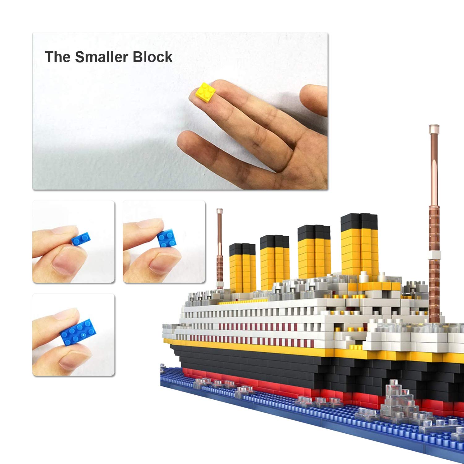 Конструктор Титаник Walalla Пластмаса 1872 части Многоцветен Emag Bg