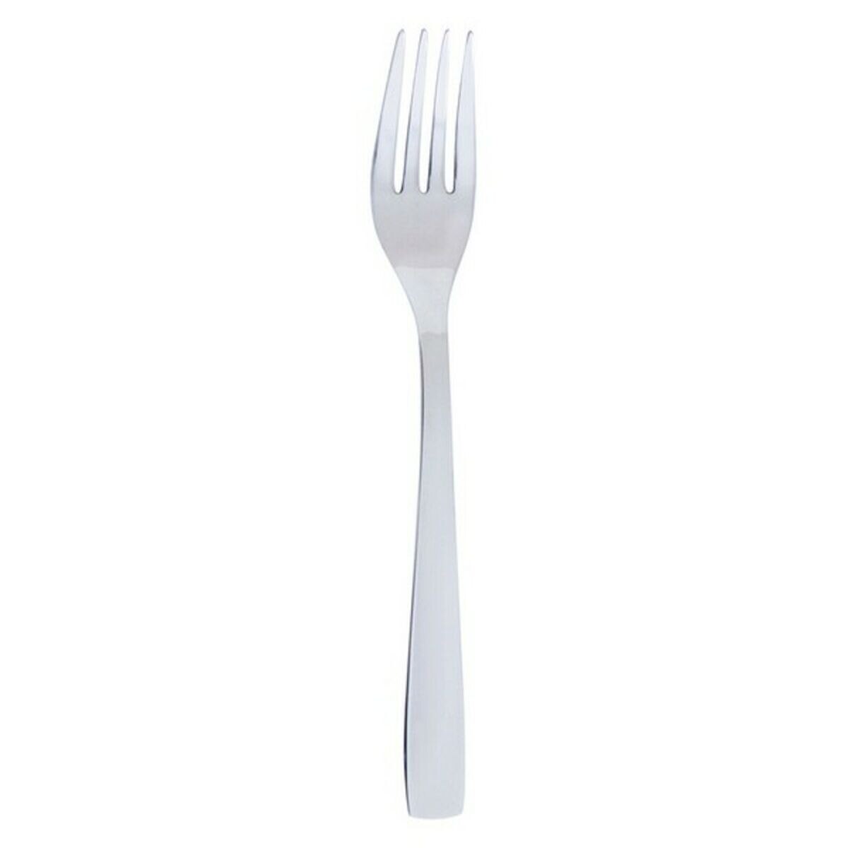 Set 12 furculite, Quid, Inox, 15cm, Argintiu - eMAG.ro
