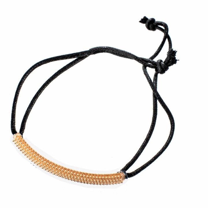 Bratara dama, Pesavento, Argint, 19 cm, Negru/Auriu - eMAG.ro