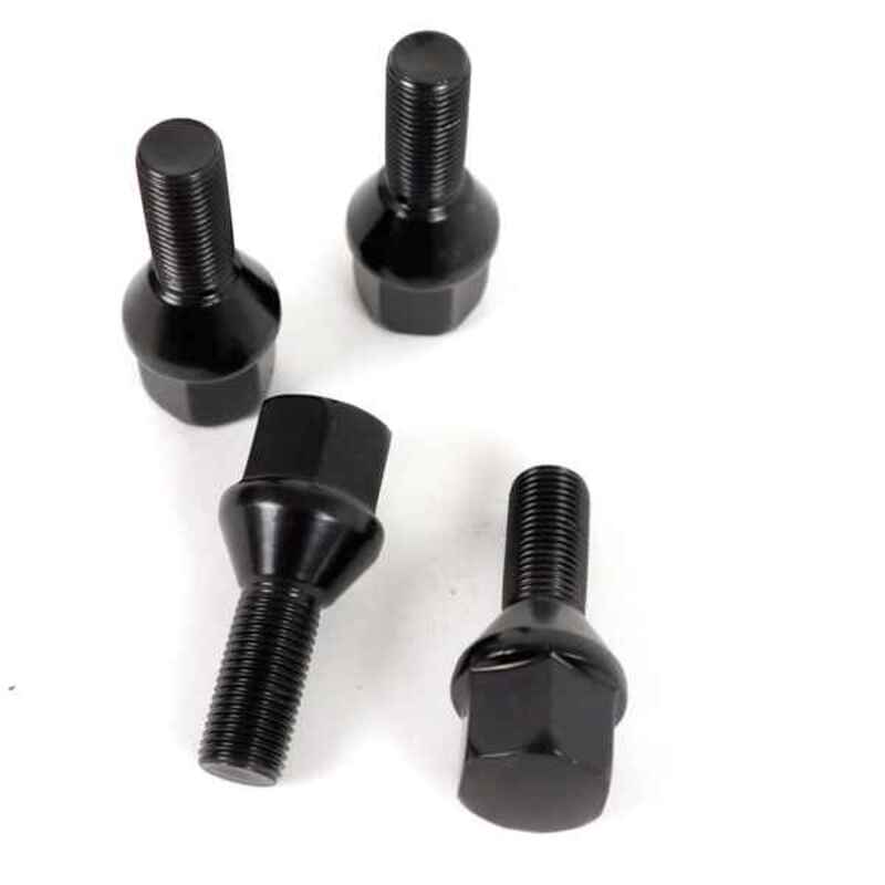 Surub de fixare, OMP, M12 x 1,25, 4 buc, Negru - eMAG.ro