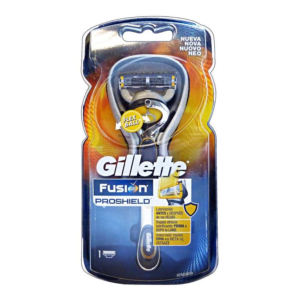 Aparat de ras Fusion Proshield, Gillette, Inox, Multicolor - eMAG.ro