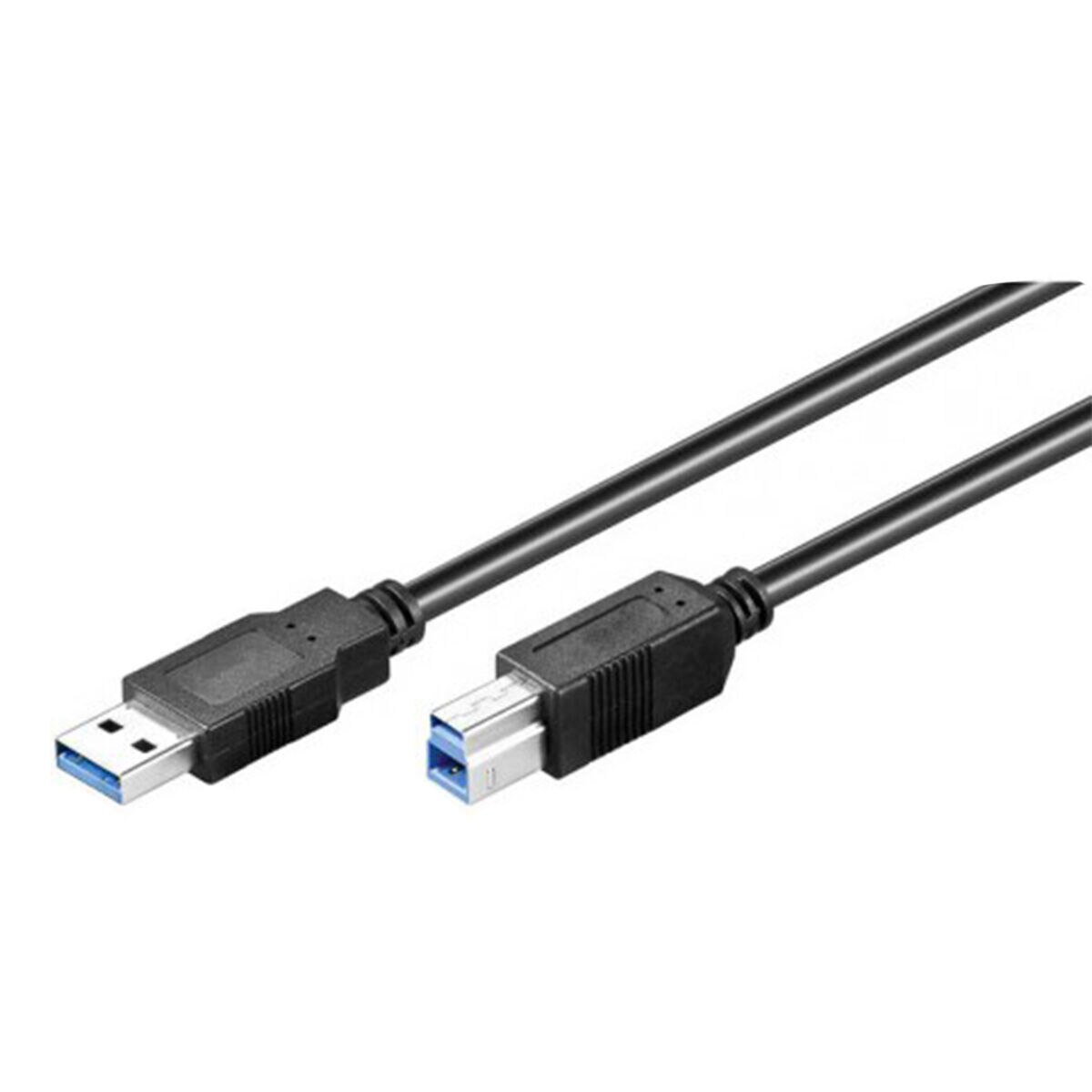 Cablu USB-A/USB-B, EDM, 1.8m, Negru - eMAG.ro