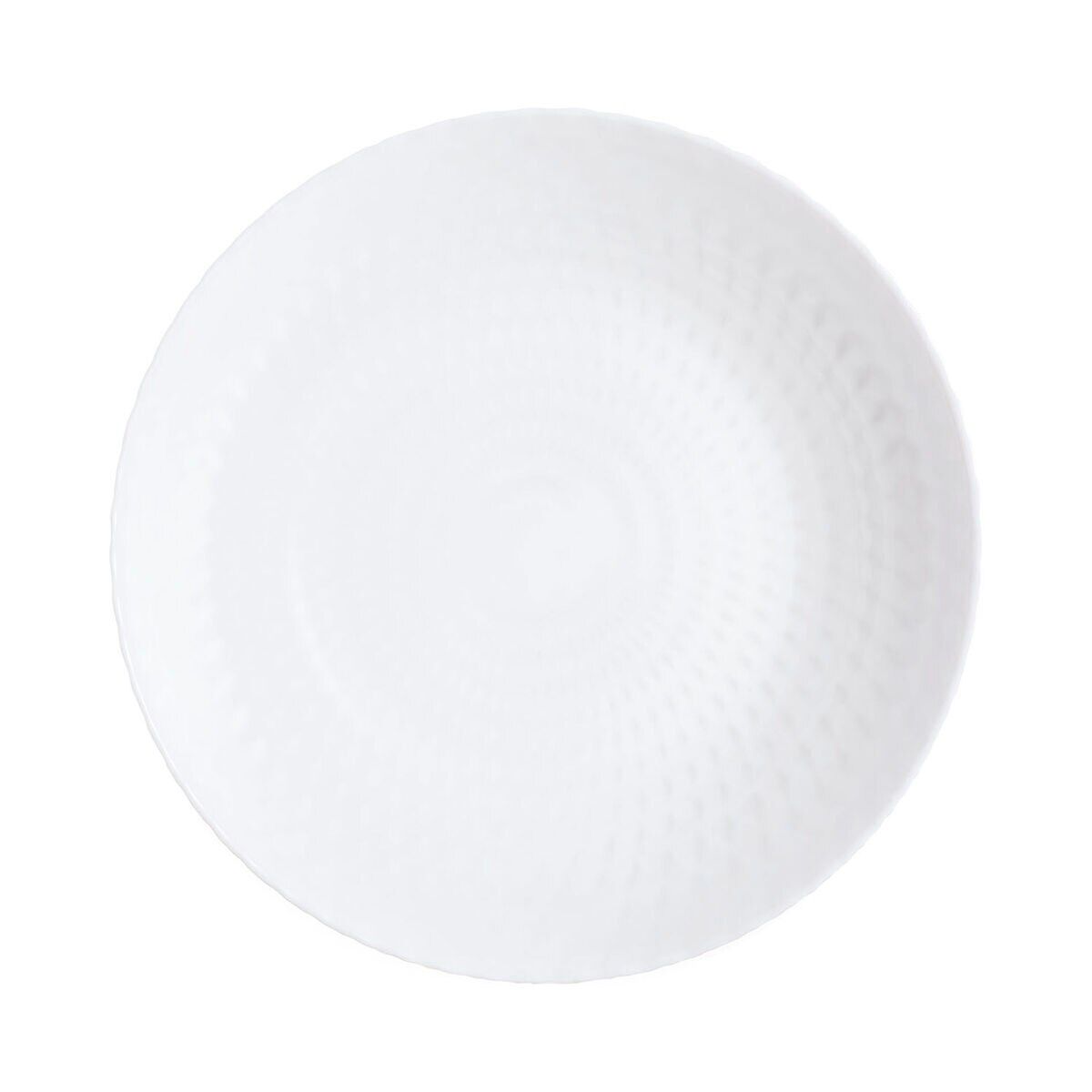 Set 24 farfurii, Luminarc, Sticla, 20 cm, Alb - eMAG.ro