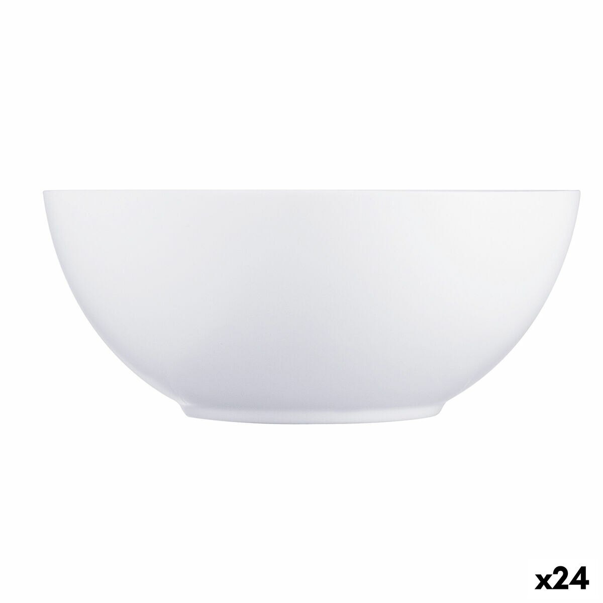 Set de 24 boluri, Luminarc, Sticla, Alb - eMAG.ro