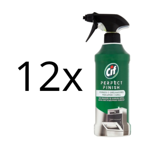 Detergent pentru cuptor si gratar, Cif Perfect Finish, 435ml x 12 buc ...