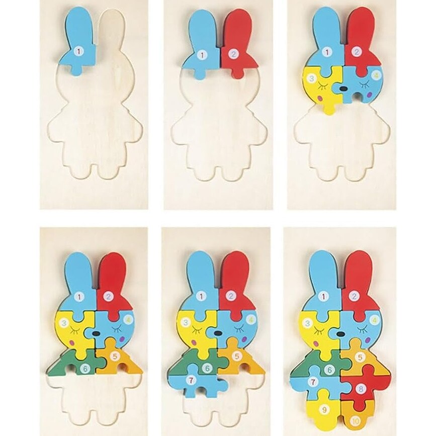 Jucarii educative si interactive pentru copii, puzzle Montessori pentru ...