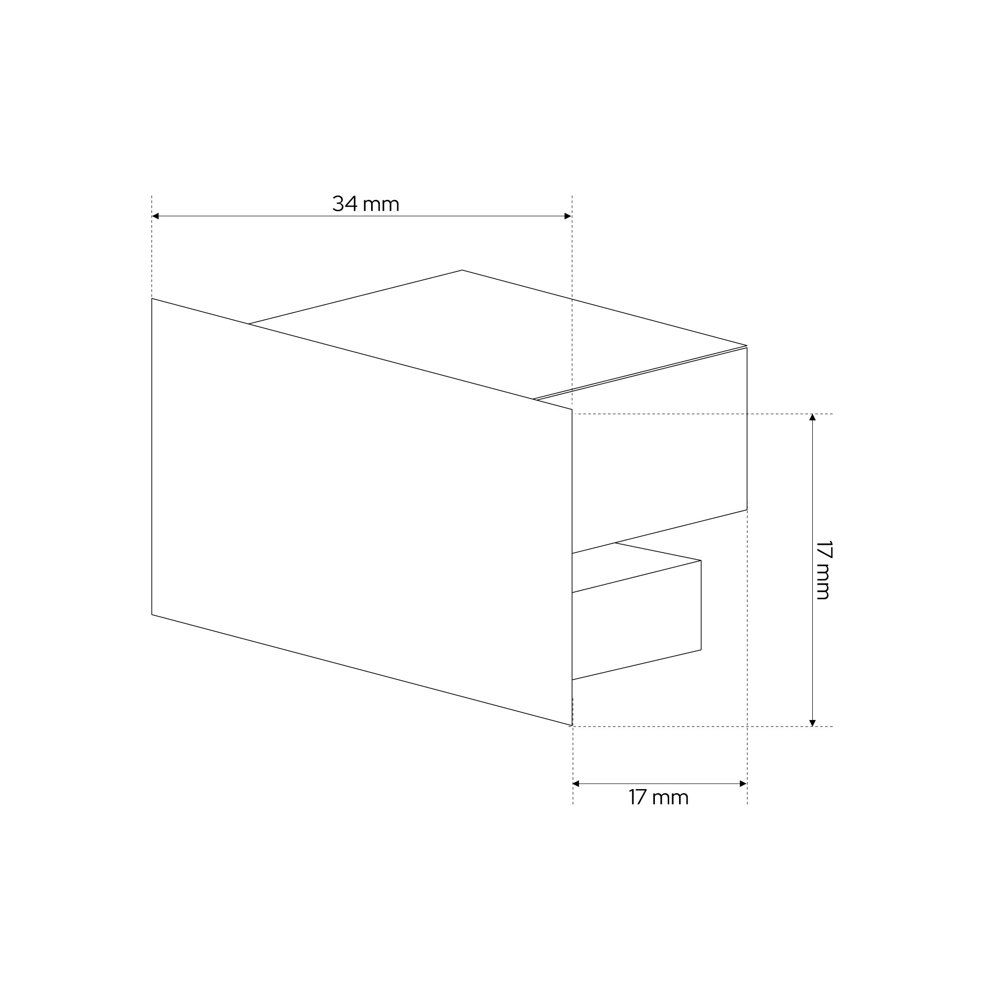Capac de capat pentru sina MEVA PRO alb EDO777513 Edo Solutions - eMAG.ro