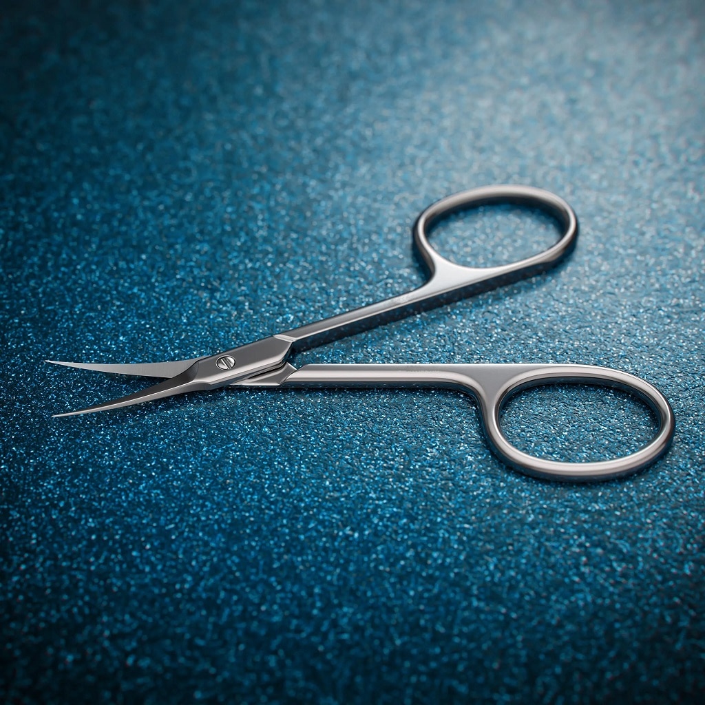 Forfecuta profesionala cuticule Sela CE, cu varf usor curbat - eMAG.ro