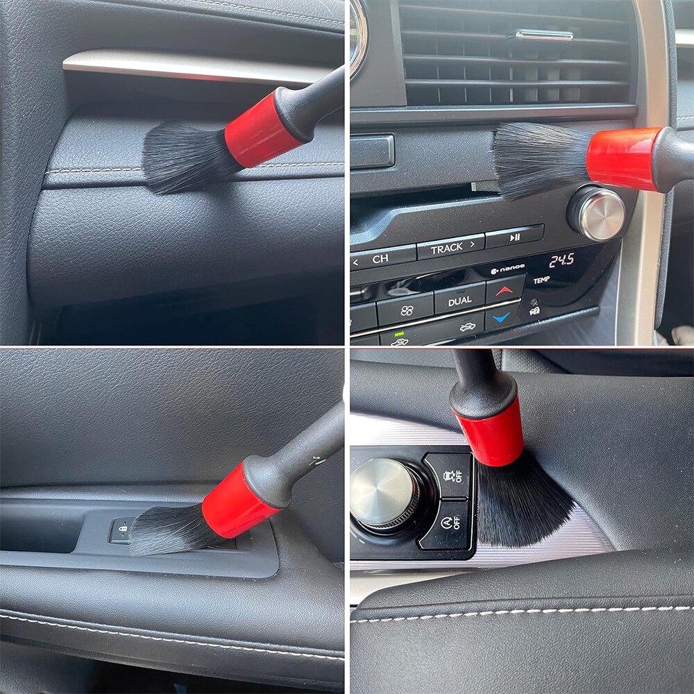 Set 5 perii Curatare Auto, Minetgnon®, pentru Detailing si Curatare ...