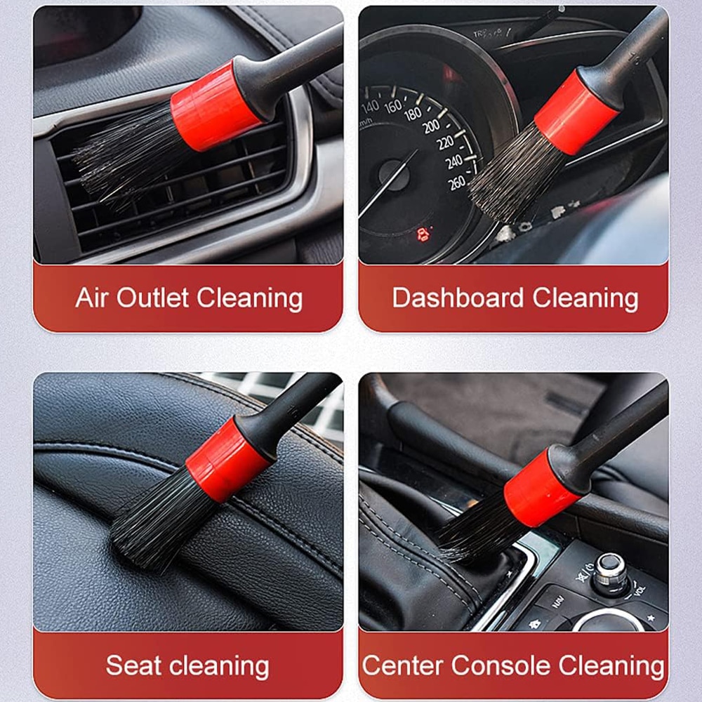 Set 5 perii Curatare Auto, Minetgnon®, pentru Detailing si Curatare ...