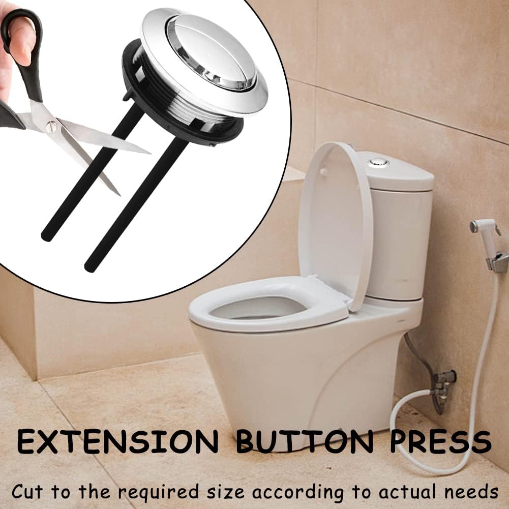 Set de 2 butoane universale pentru rezervor de toaleta, JENUOS ...