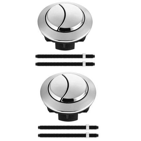 Set de 2 butoane universale pentru rezervor de toaleta, JENUOS ...