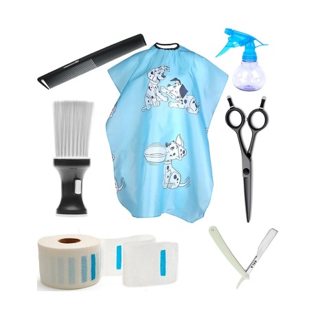 Set frizerie nr.10 pelerina Frizerie copii, 7 piese, sela - eMAG.ro