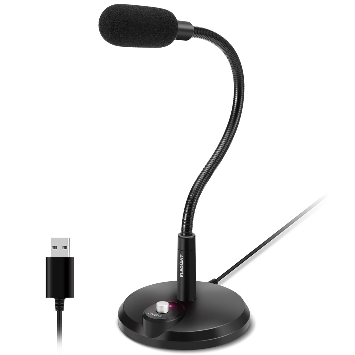 Microfon, Meco, cu cablu, tip c, negru - eMAG.ro