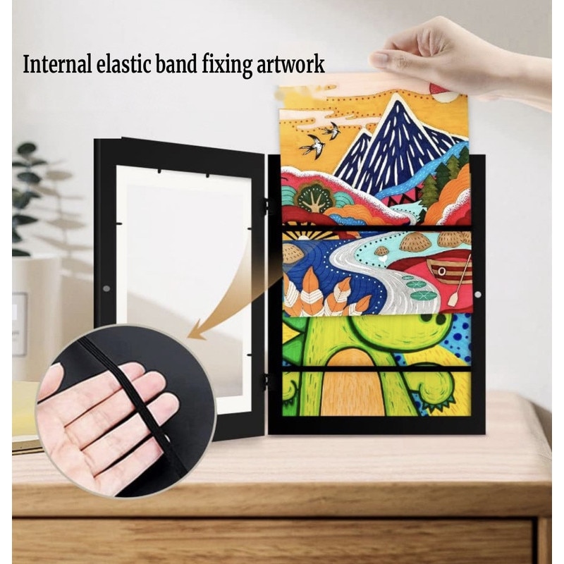 Rama foto, MDF, 21x29.7cm, Alb - eMAG.ro