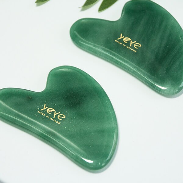 Gua Sha камък за масаж и релакс, Yeye, Jade, Green - eMAG.bg