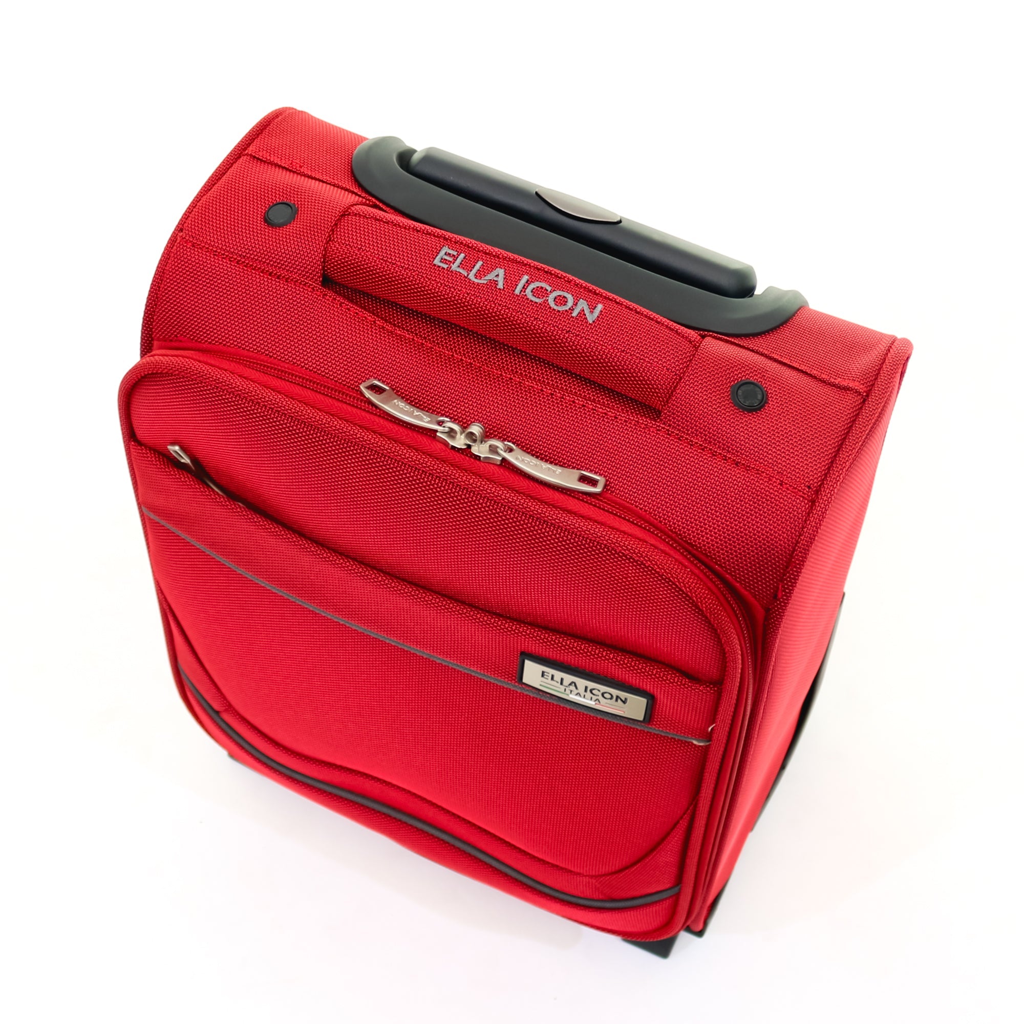 Куфар, Ella Icon, Petra, Полиестер, Червен, 40X30x20 cm - eMAG.bg