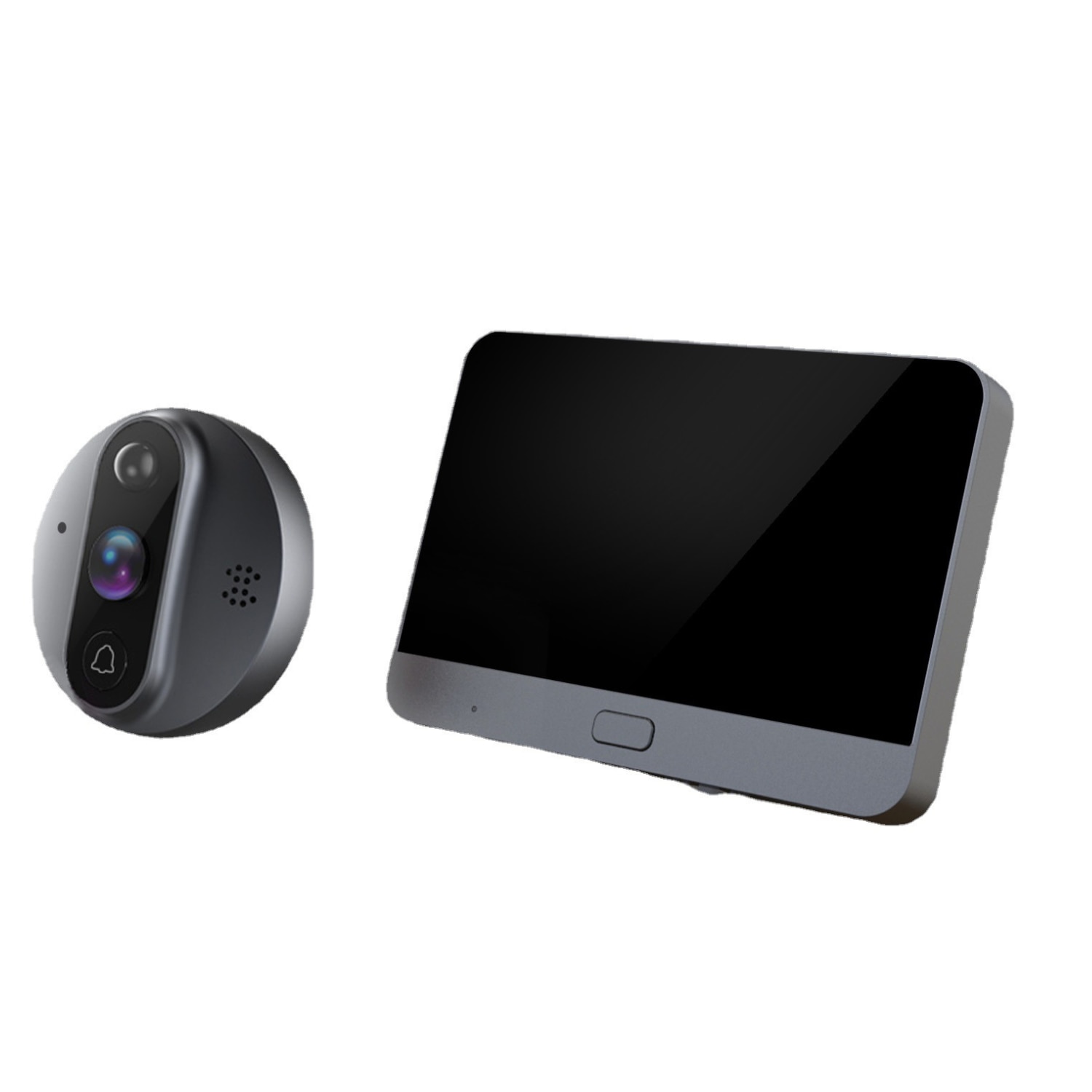 Vizor Inteligent Cu Sonerie, IMODIX®, Wi-Fi, Ecran LCD 4.3-inch, 2MP ...