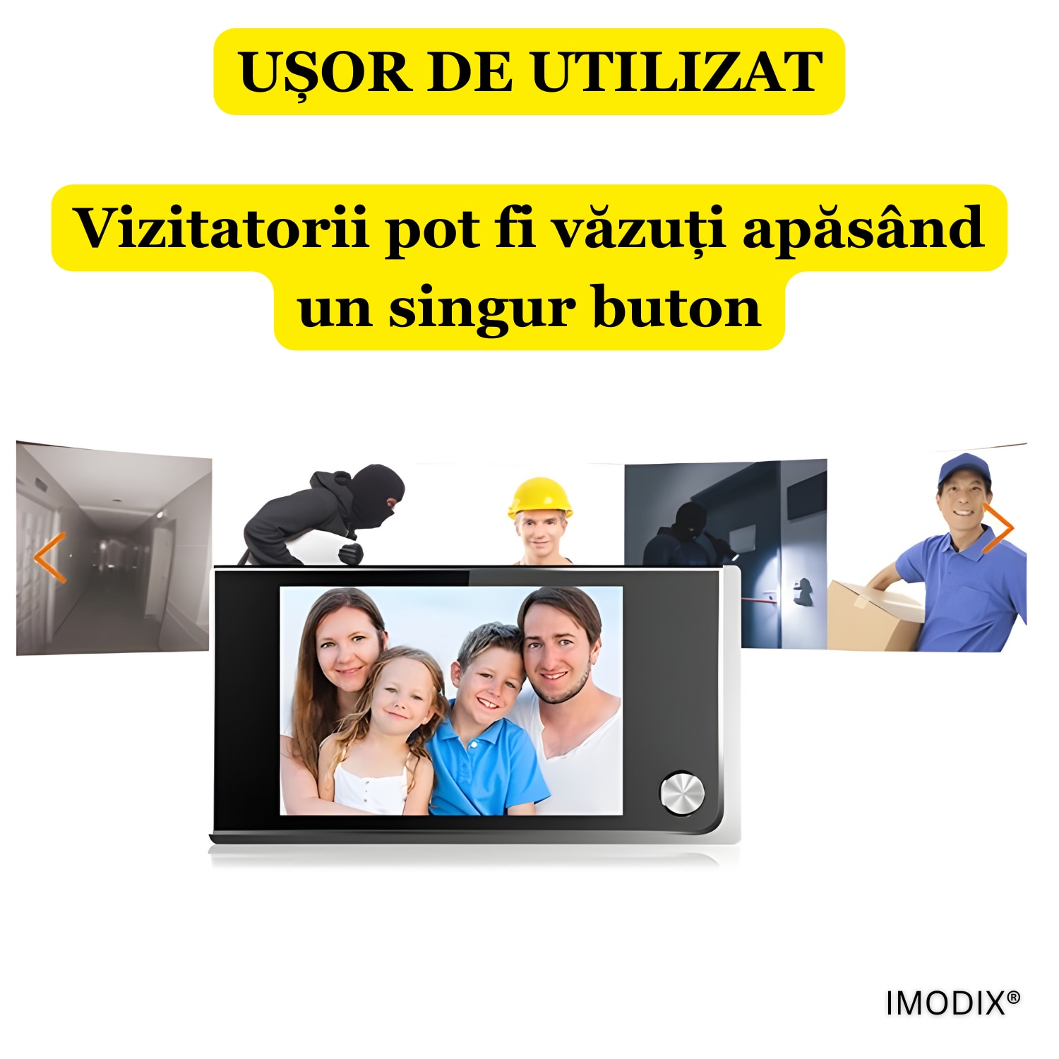 Vizor electronic, IMODIX®, Monitor LCD 3.5-inch, Camera 2MP, Rezolutie ...