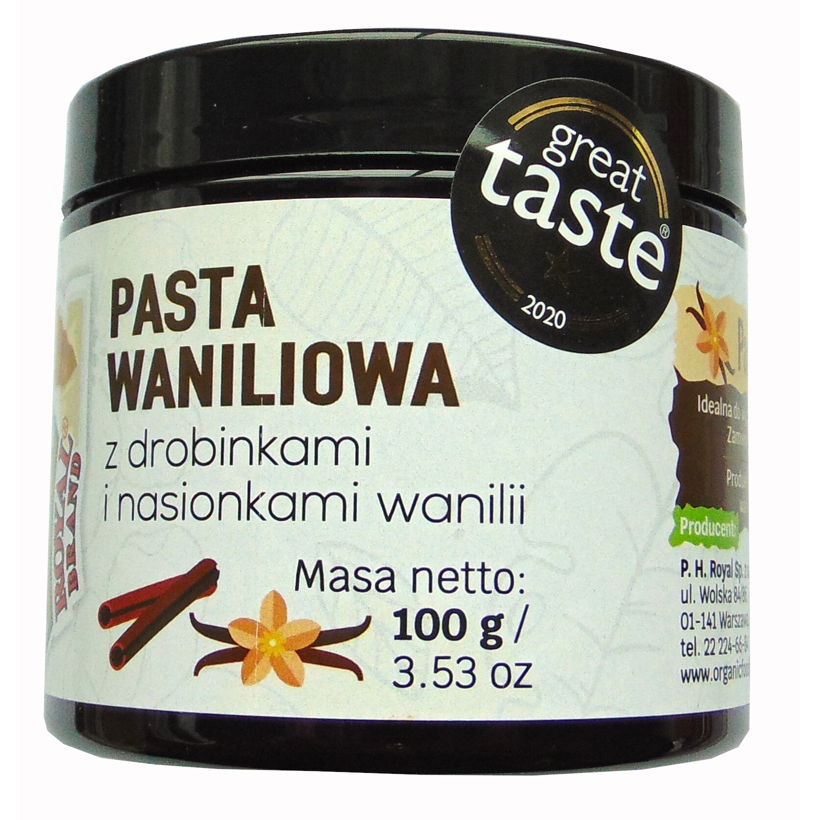Pasta vanilie, Royal Brand, 100 g - eMAG.ro