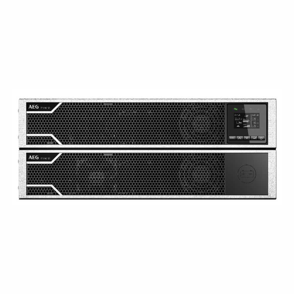 UPS AEG Protect D 3000 VA, 3000 W, Online Dubla conversie, 19" Rack ...