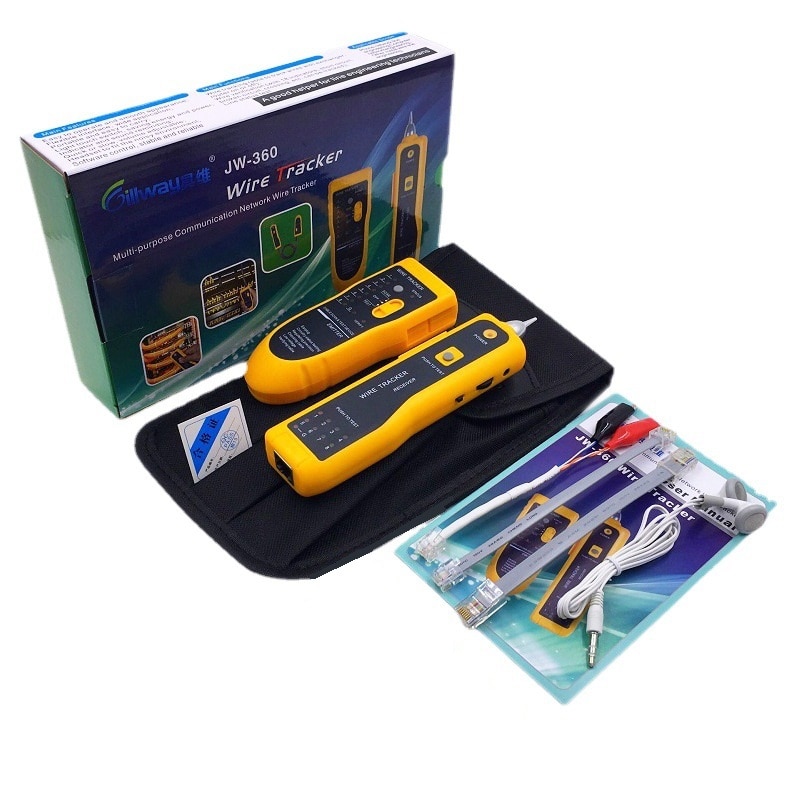 Tester de retea RJ45 cu cable Tracker, Chigoods, pentru asamblare ...
