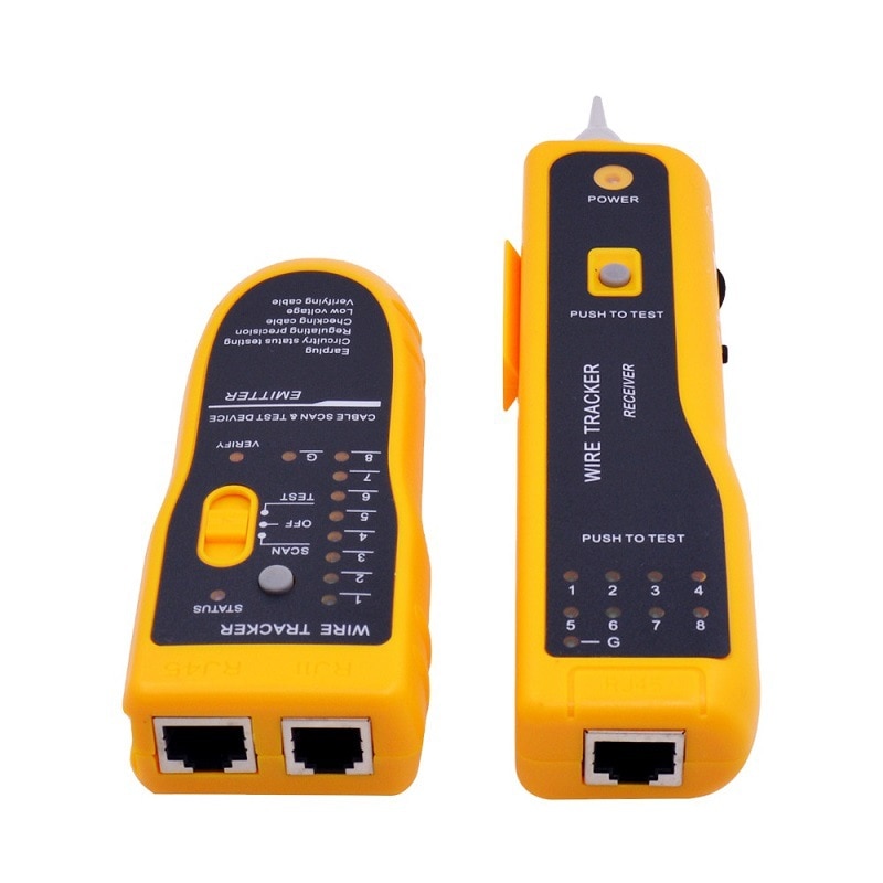 Tester de retea RJ45 cu cable Tracker, Chigoods, pentru asamblare ...