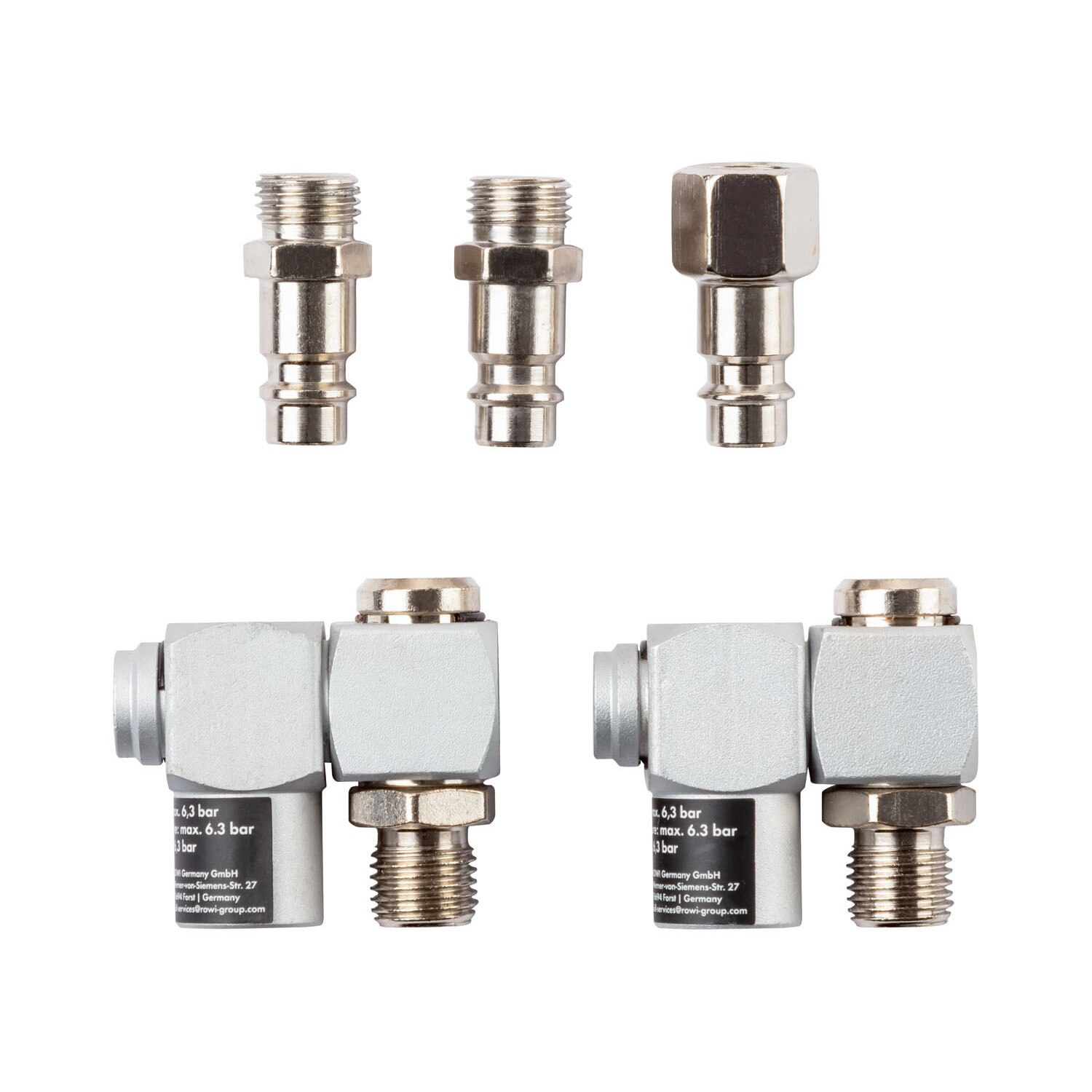 Set Parkside 5 buc accesorii, mufe, cuple rotative rapide pentru Scule ...