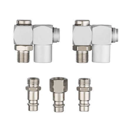 Set Parkside 5 buc accesorii, mufe, cuple rotative rapide pentru Scule ...