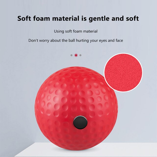 Minge de box montata pe cap, Tebnaild, Ajustabila, Rosu - eMAG.ro