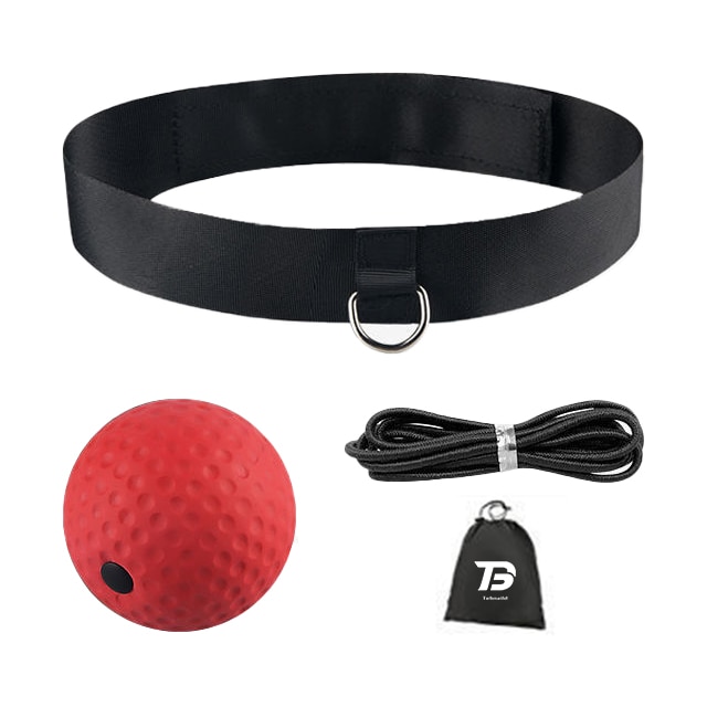 Minge de box montata pe cap, Tebnaild, Ajustabila, Rosu - eMAG.ro