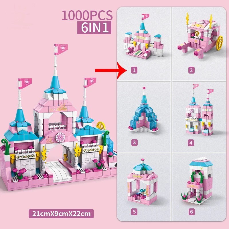 Конструктор за възрастни Walalla Градина 6 в 1 1000 части Emag Bg