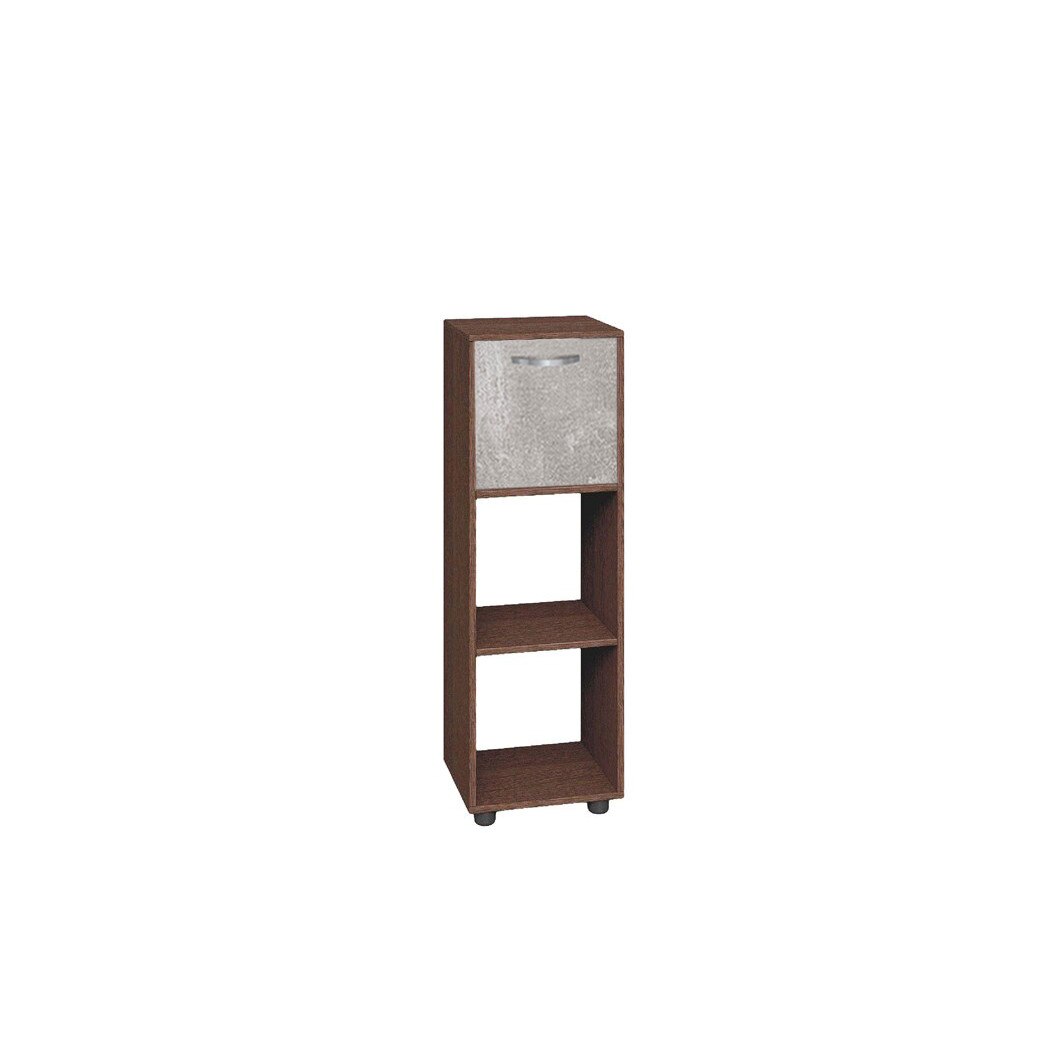 Raft, Mobila Bogdan, Cubo 3, Wenge, cu 1 usa de beton - eMAG.ro