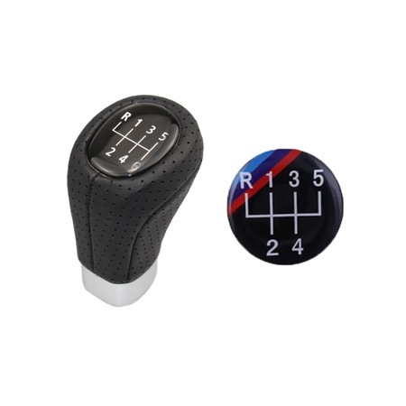 Кожена топка за скоростен лост, BMW M PERFORMANCE 1 3 E30 E36 E46 E90 E91 E92 E93 E81 E82 E87 ...