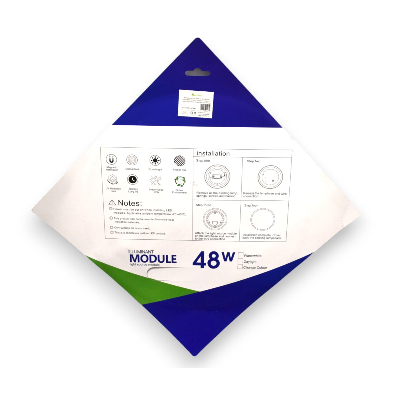 Modul led cu 3 functii pentru aplica 48W 6500K/4000K/3000K - eMAG.ro