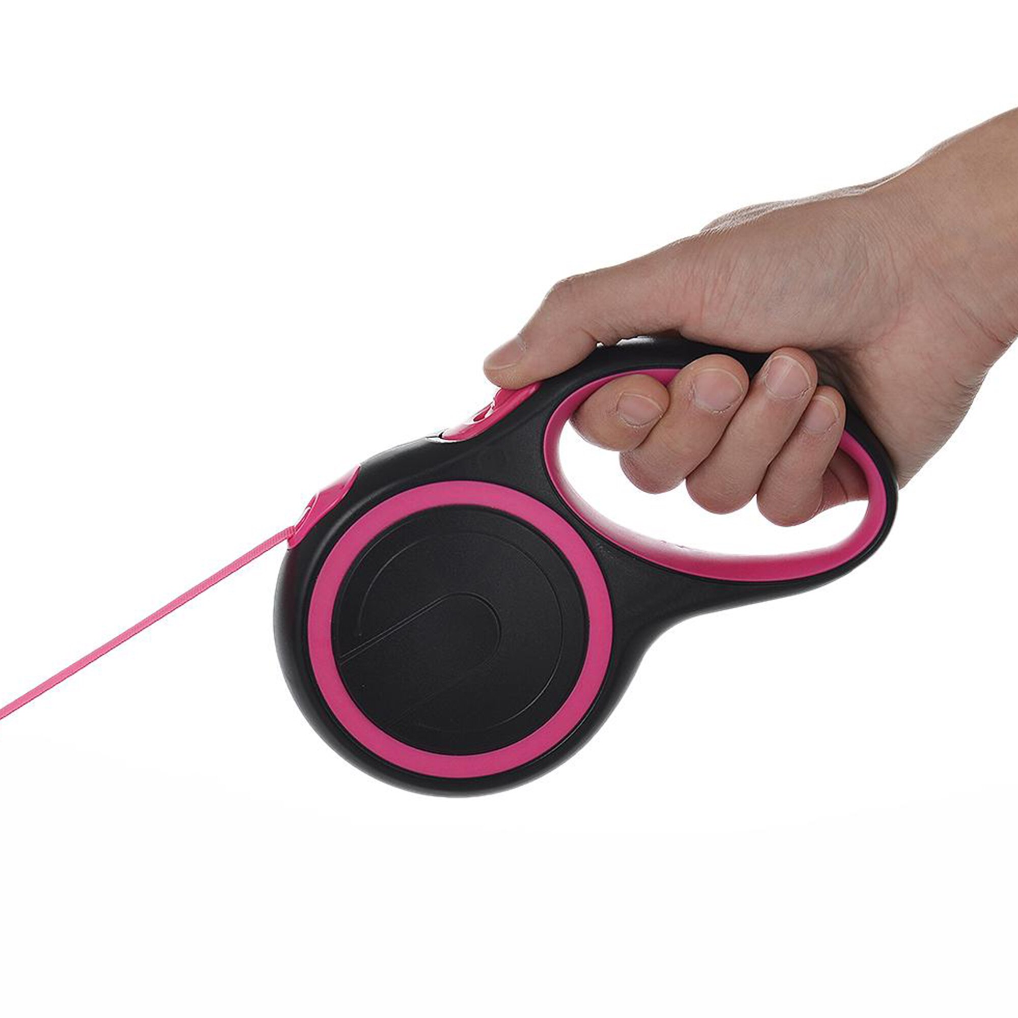 Lesa Retractabila Automata Rezistenta 5M pentru Plimbari cu Caini si ...