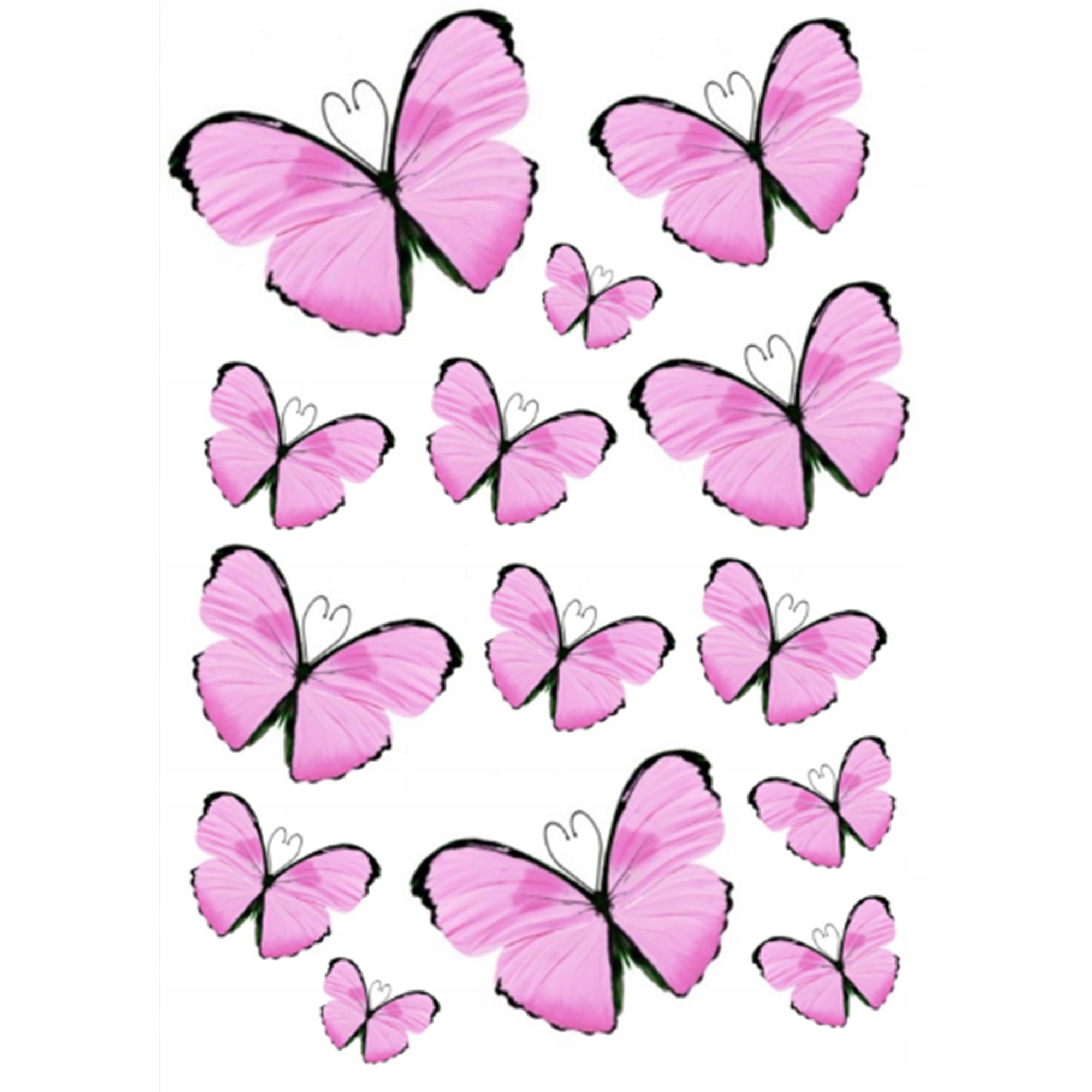 Decoratiuni prajituri, 4-9 cm, Efect 3D, Roz - eMAG.ro