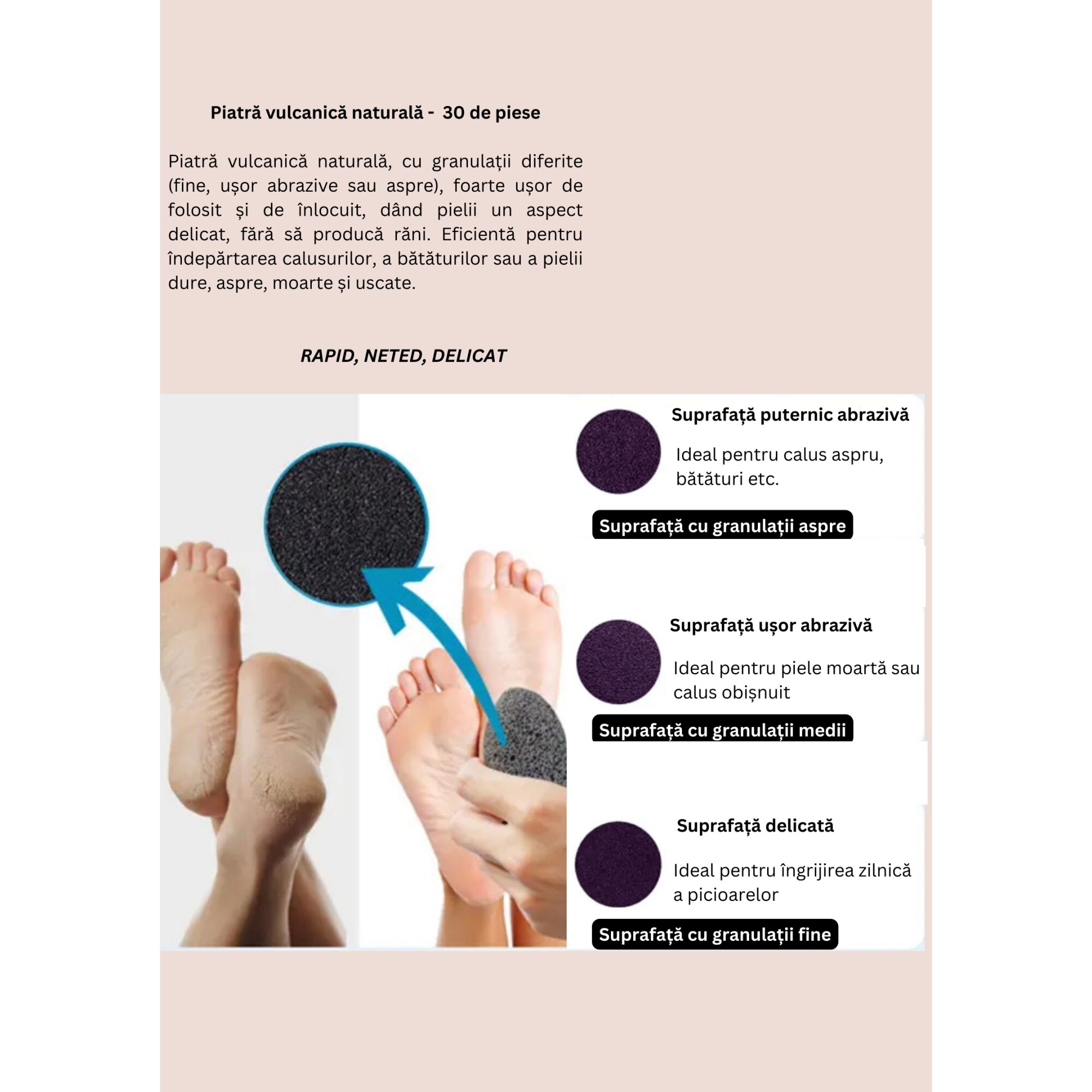 Pila electrica pentru talpi si calcaie INSYLI, Dispay Digital, Doua ...