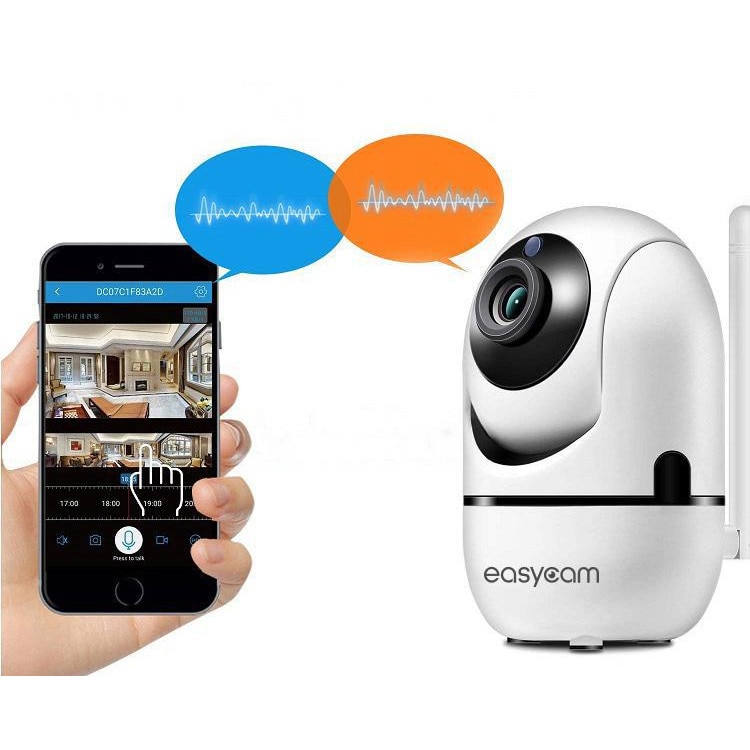 Camera, Ip Easycam, Ec-4Wd6Ir, Pentru Interior, Wifi, Ptz Tuya, 4Mp ...