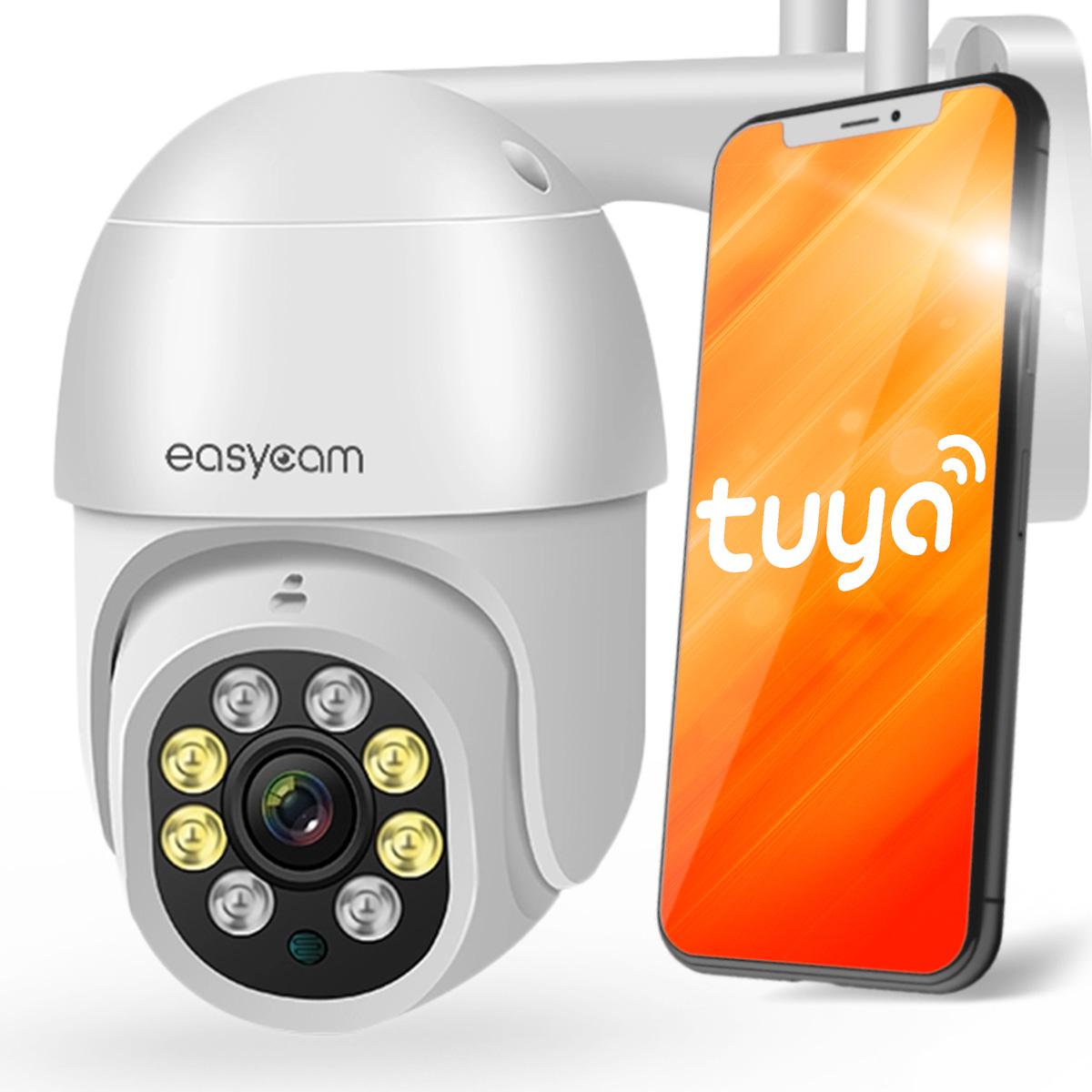 Camera IP, EasyCam, EC-4PT4L4IR, Exterioara, Rotativa, Wifi, Tuya, 4Mpx ...