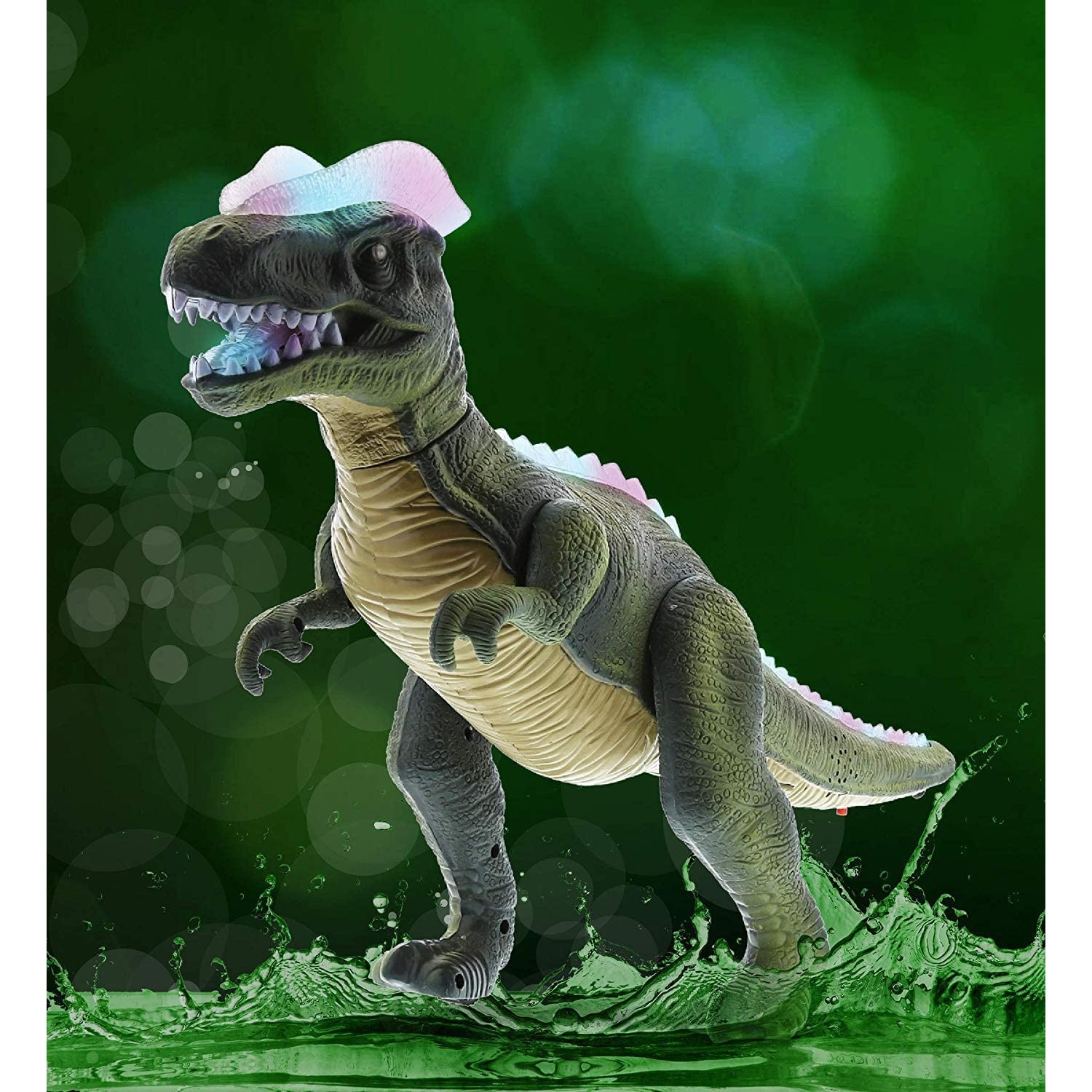 Jucarie dinozaur cu telecomanda, Simply Joy, lumini, sunete si miscari ...