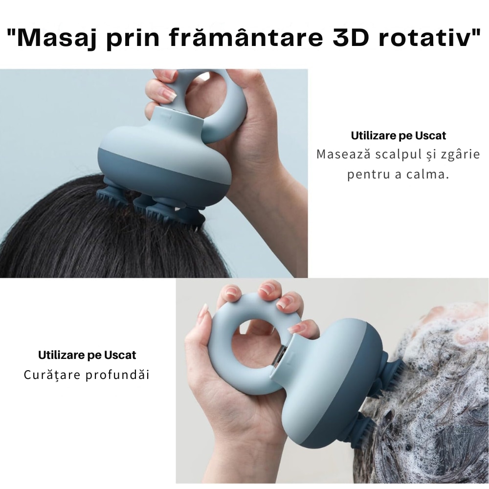 Aparat Profesional pentru Masaj Capilar BellFyd®, cu Acumulator ...