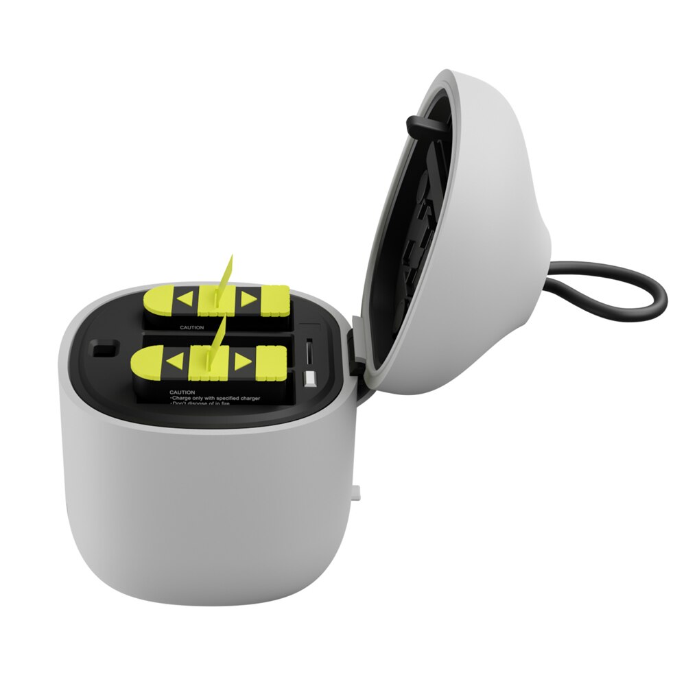 Kit incarcator triplu si doua baterii compatibile GoPro Hero 12 / 11 ...