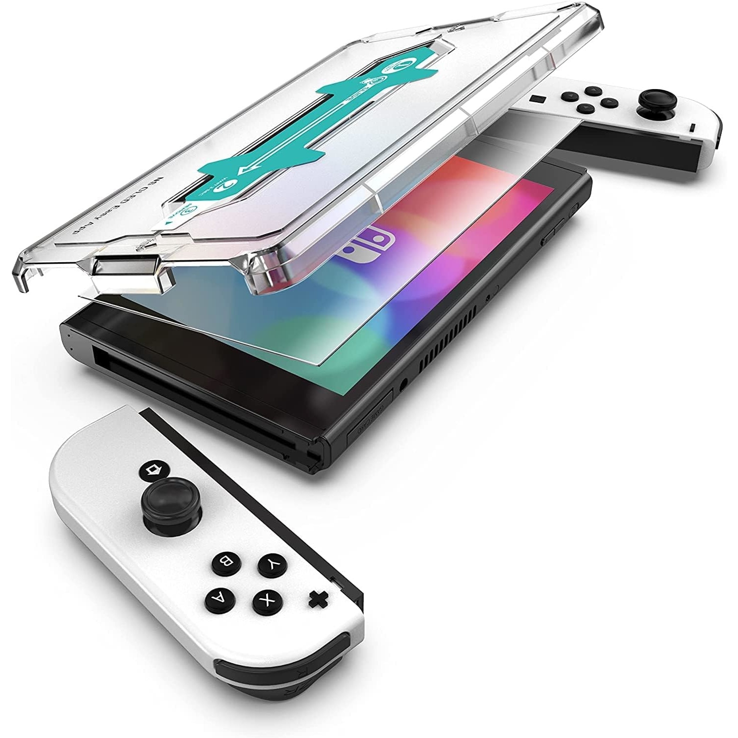 Film temperat OLED pentru consola de jocuri Nintendo, SIHOiSi, 7 inchi ...