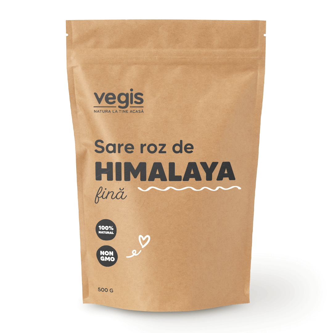 Sare Roz de Himalaya Fina 500g VEGIS - eMAG.ro