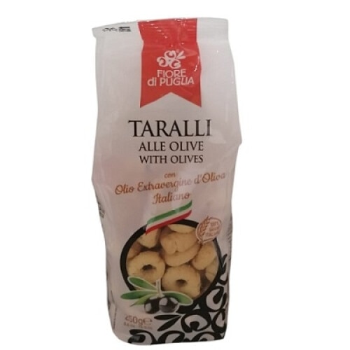 Covrigei Taralli cu masline Fiore di Puglia 250g - eMAG.ro