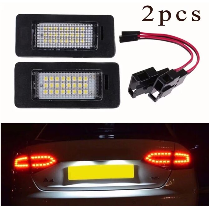 Set 2 lampi numar Ventoo®, cu LED fara eroare de bec ars, canbus ...