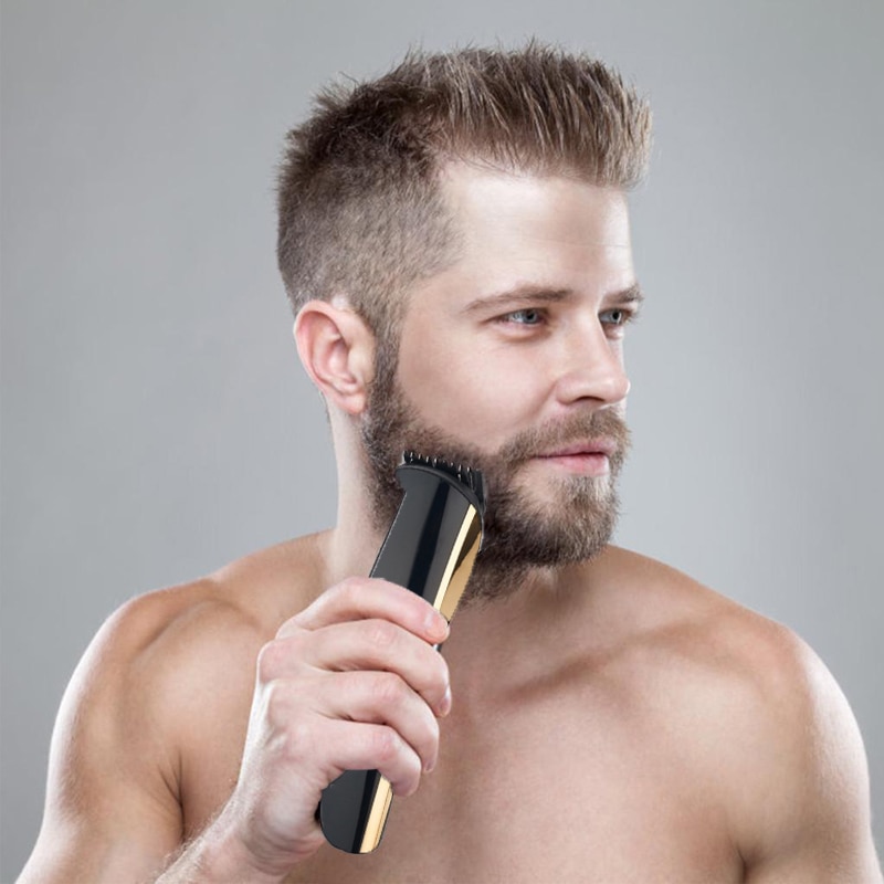 Aparat de Tuns Barba si Parul Corporal, Multifunctional, Lame din INOX ...