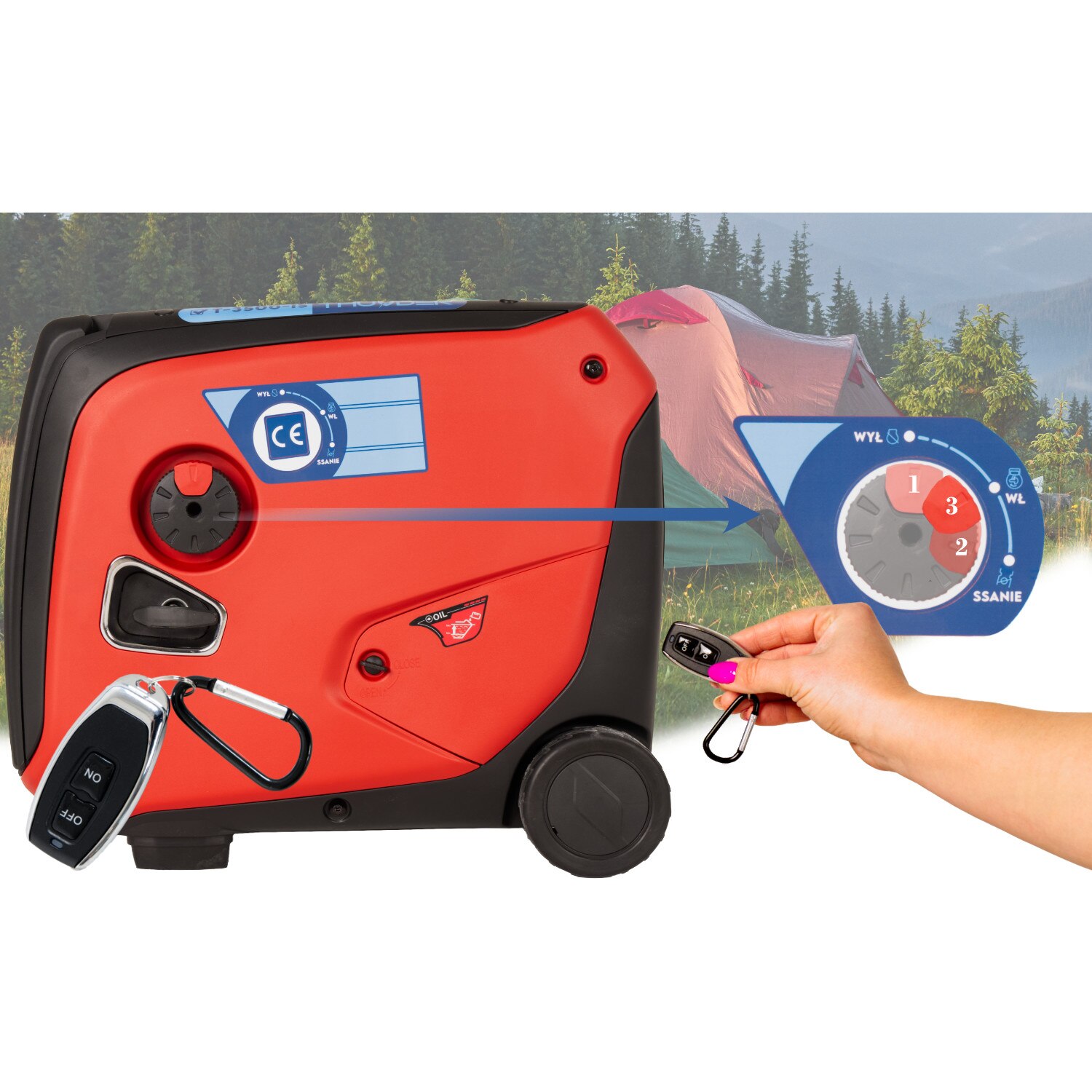 Инверторен генератор, THUNDER, T-3500-IS, бензинов, 4KW, 100% медна ...